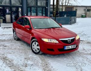 Sarkans Mazda 6 2004 Tallina, ar dzinēja tilpumu 2.00 L un nobraukumu 229 tūkst. km par 1100 €, foto  vietnē AUTOMOTO.COM.LV
