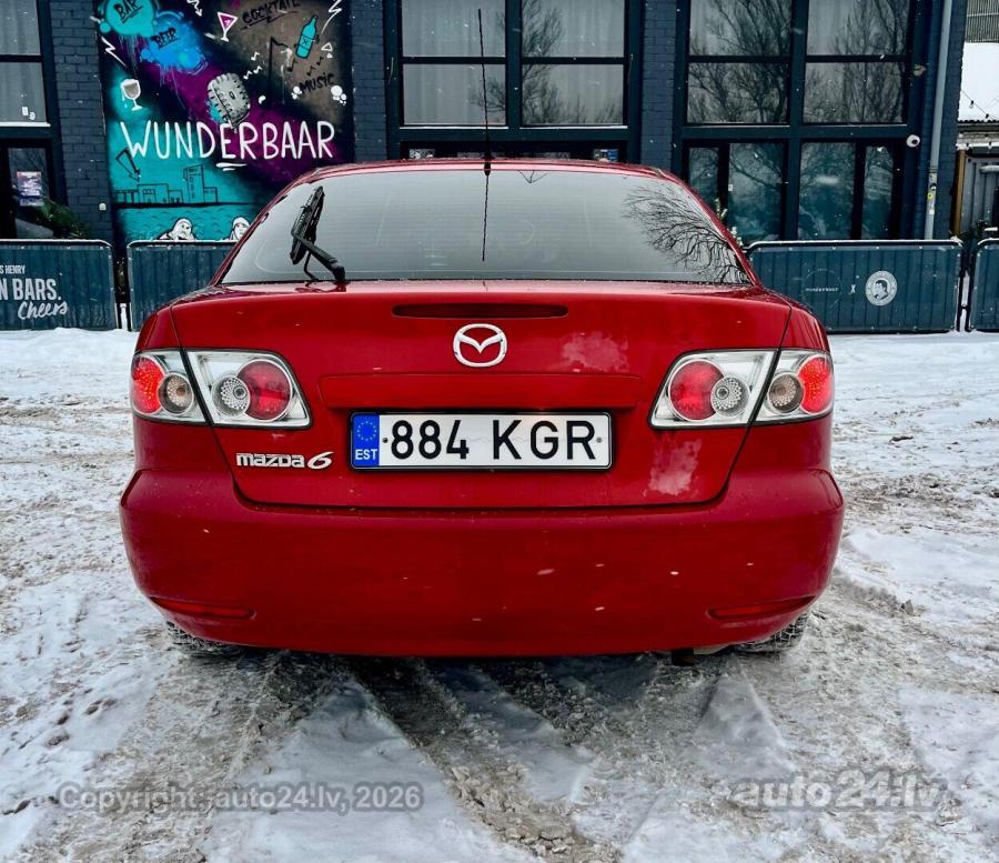 Sarkans Mazda 6 2004 Tallina, ar dzinēja tilpumu 2.00 L un nobraukumu 229 tūkst. km par 1100 €, foto 6 vietnē AUTOMOTO.COM.LV