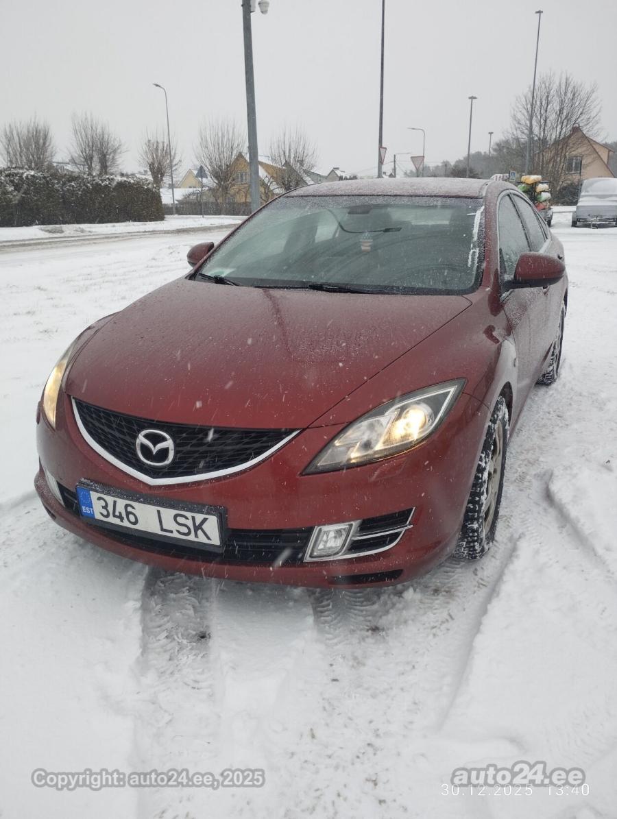 Red Mazda 6 2008 in Tallinn, with an engine capacity of 2.00 L and mileage of 313 thousand km for 1400 €, photo 1 on AUTOMOTO.COM.LV