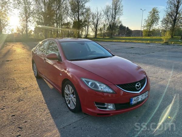 Red Mazda 6 2008 in Liepaja, with an engine capacity of 2.00 L and mileage of 340 thousand km for 2750 €, photo 2 on AUTOMOTO.COM.LV