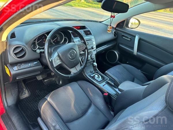 Red Mazda 6 2008 in Liepaja, with an engine capacity of 2.00 L and mileage of 340 thousand km for 2750 €, photo 6 on AUTOMOTO.COM.LV