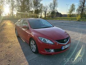 Sarkans Mazda 6 2008 Liepāja, ar dzinēja tilpumu 2.00 L un nobraukumu 340 tūkst. km par 2750 €, foto 3 vietnē AUTOMOTO.COM.LV