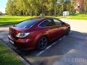 Red Mazda 6 2008 in Riga, with an engine capacity of 2.50 L and mileage of 243 thousand km for 4000 €, photo 3 on AUTOMOTO.COM.LV