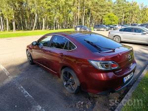 Red Mazda 6 2008 in Riga, with an engine capacity of 2.50 L and mileage of 243 thousand km for 4000 €, photo 4 on AUTOMOTO.COM.LV
