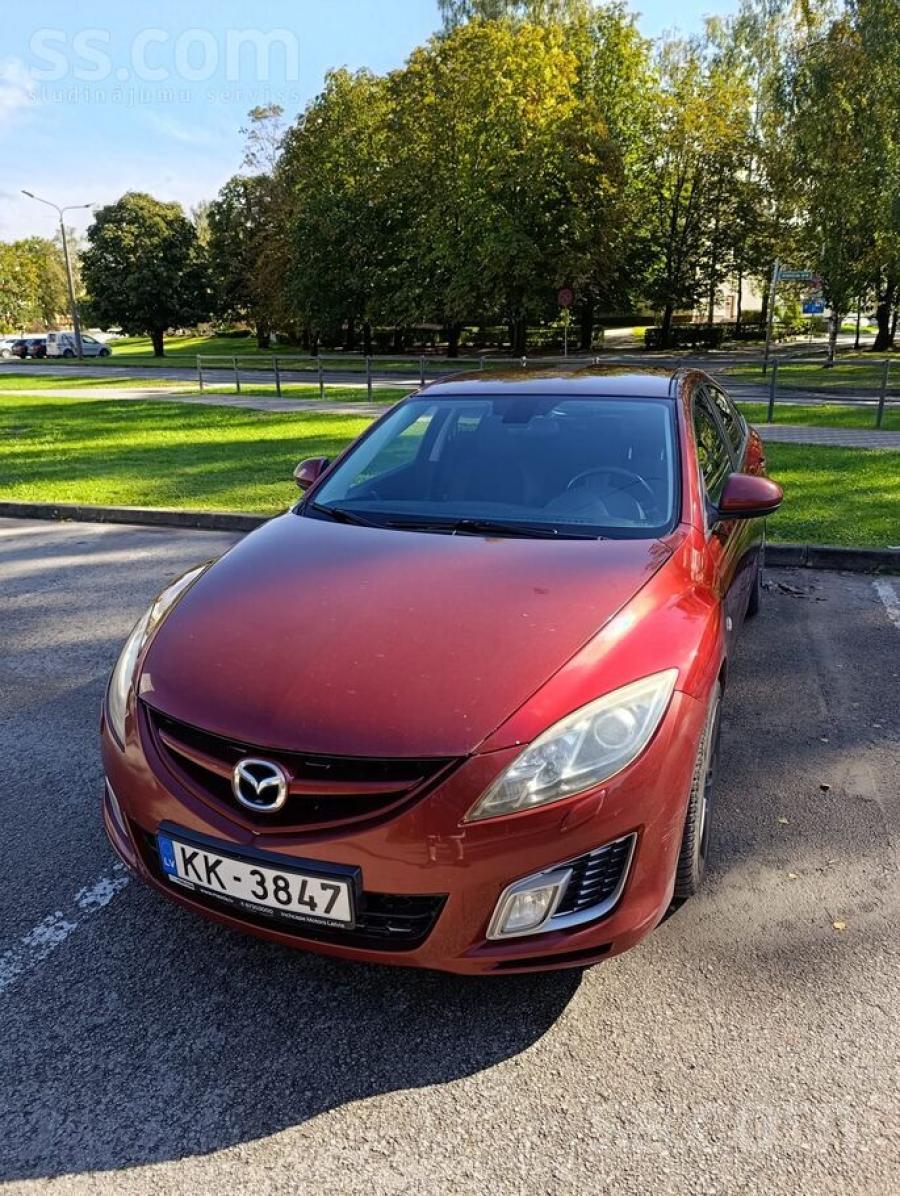 Red Mazda 6 2008 in Riga, with an engine capacity of 2.50 L and mileage of 243 thousand km for 4000 €, photo 5 on AUTOMOTO.COM.LV
