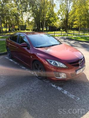 Red Mazda 6 2008 in Riga, with an engine capacity of 2.50 L and mileage of 243 thousand km for 4000 €, photo 6 on AUTOMOTO.COM.LV