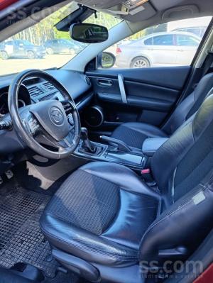 Red Mazda 6 2008 in Riga, with an engine capacity of 2.50 L and mileage of 243 thousand km for 4000 €, photo 8 on AUTOMOTO.COM.LV