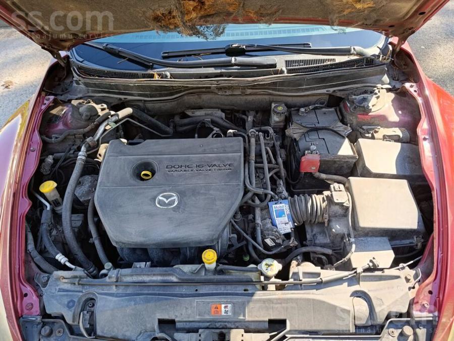 Red Mazda 6 2008 in Riga, with an engine capacity of 2.50 L and mileage of 243 thousand km for 4000 €, photo 11 on AUTOMOTO.COM.LV