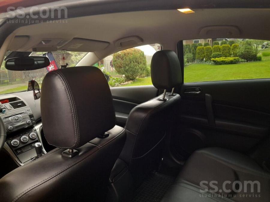 Red Mazda 6 2011 in Preili, with an engine capacity of 2.20 L and mileage of 259 thousand km for 3800 €, photo 7 on AUTOMOTO.COM.LV