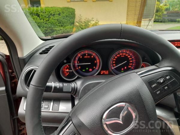 Sarkans Mazda 6 2011 Preiļi, ar dzinēja tilpumu 2.20 L un nobraukumu 259 tūkst. km par 3800 €, foto 10 vietnē AUTOMOTO.COM.LV