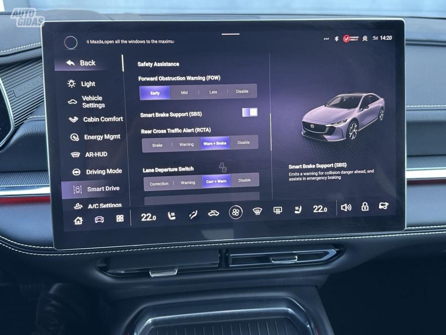 Sarkans Mazda 6 2026 Kauņa, ar dzinēja tilpumu 0.00 L un nobraukumu 7 tūkst. km par 37900 €, foto 35 vietnē AUTOMOTO.COM.LV