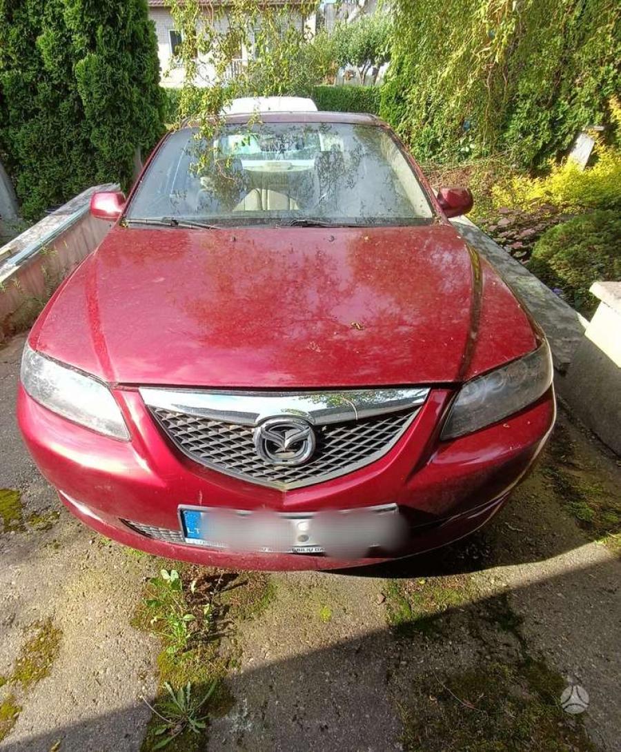 Sarkans Mazda 6 2006 Klaipėda, ar dzinēja tilpumu 3.00 L un nobraukumu 160 tūkst. km par 1330 €, foto 1 vietnē AUTOMOTO.COM.LV