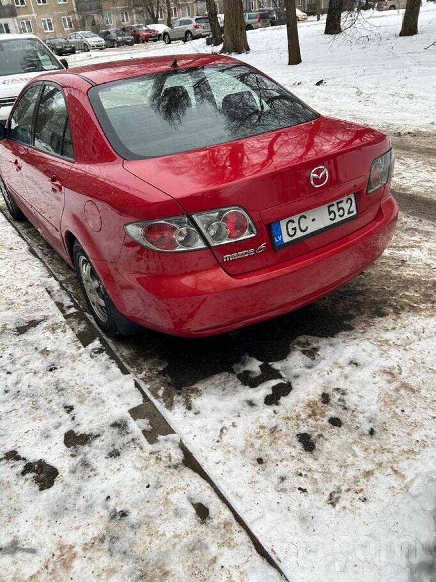Sarkans Mazda 6 2006 Rīga, ar dzinēja tilpumu 2.00 L un nobraukumu 196 tūkst. km par 750 €, foto 3 vietnē AUTOMOTO.COM.LV