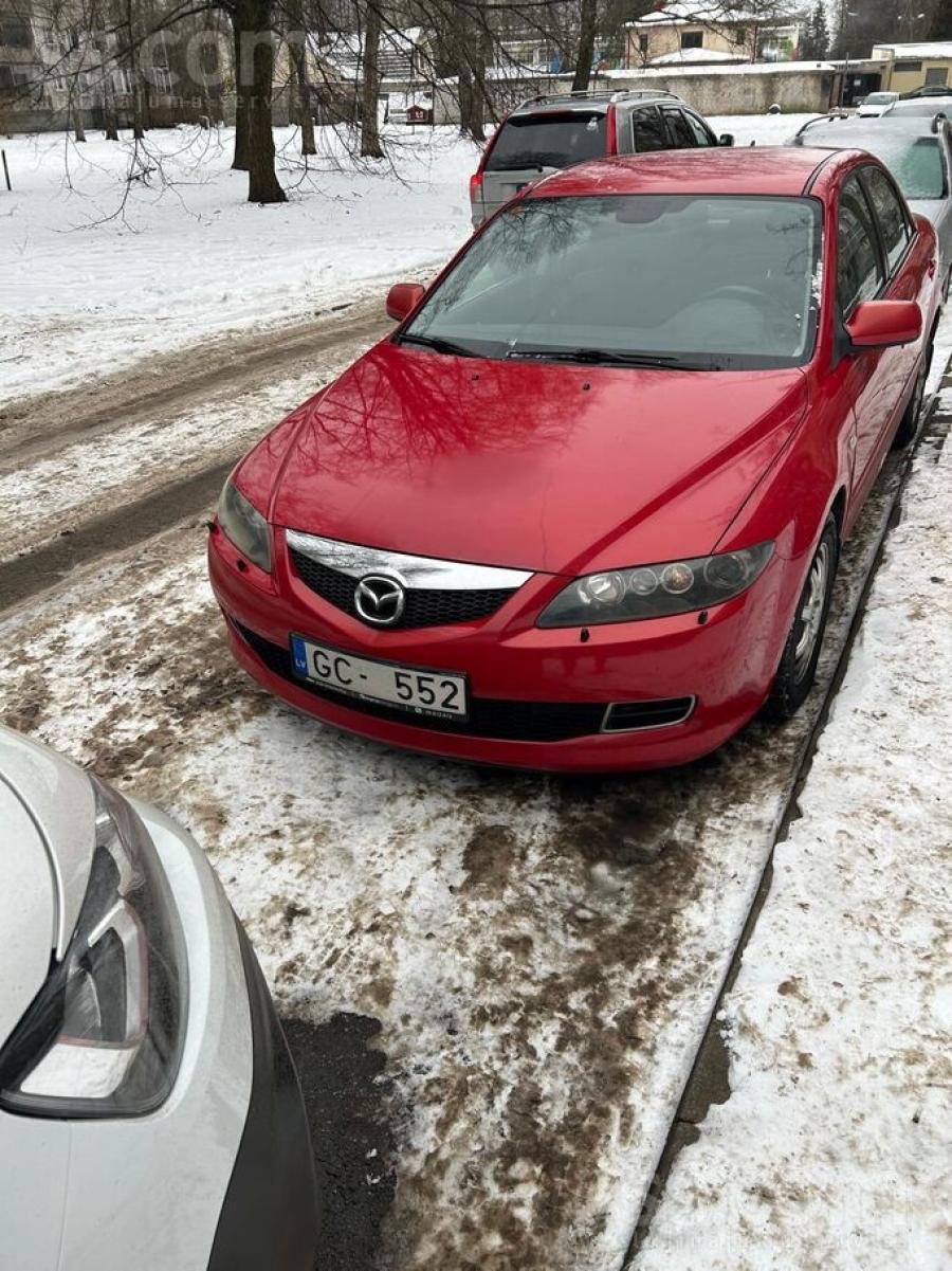 Sarkans Mazda 6 2006 Rīga, ar dzinēja tilpumu 2.00 L un nobraukumu 196 tūkst. km par 750 €, foto 5 vietnē AUTOMOTO.COM.LV