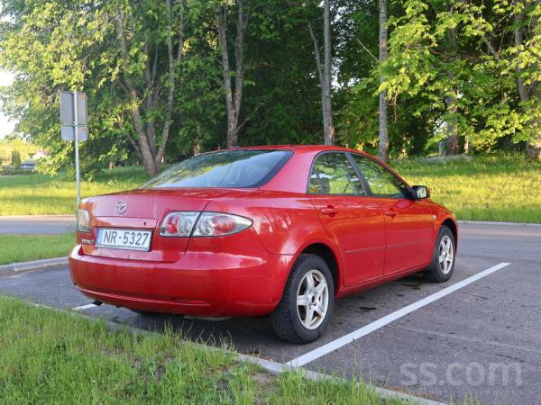 Красный Мазда 6 2006 в Алуксне, объемом двигателя 2.00 л и пробегом 212 тыс. км за 1550 €, фото 4 на AUTOMOTO.COM.LV