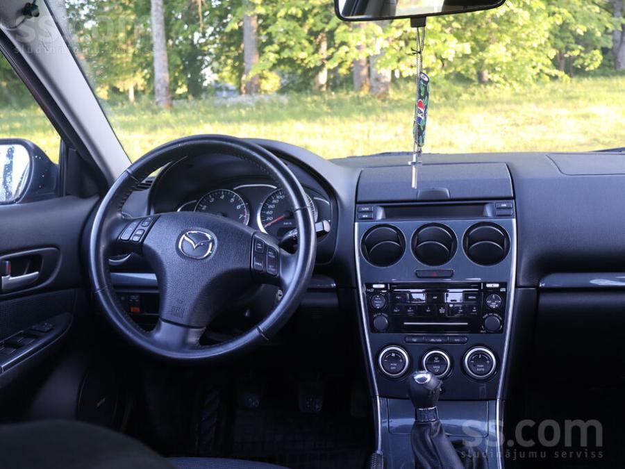Sarkans Mazda 6 2006 Alūksne, ar dzinēja tilpumu 2.00 L un nobraukumu 212 tūkst. km par 1550 €, foto 7 vietnē AUTOMOTO.COM.LV
