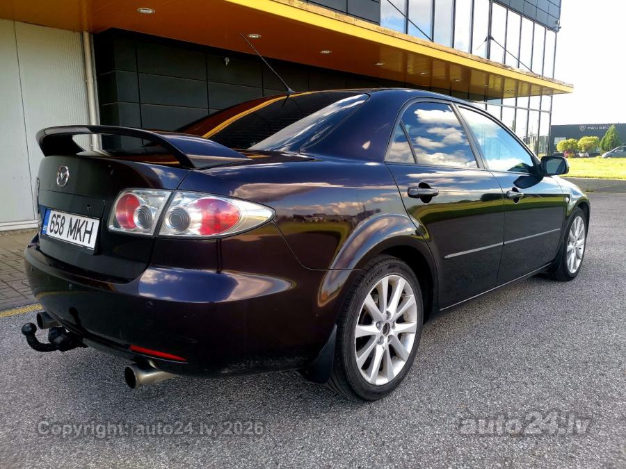 Sarkans Mazda 6 2007 Tartu, ar dzinēja tilpumu 2.30 L un nobraukumu 380 tūkst. km par 990 €, foto 4 vietnē AUTOMOTO.COM.LV