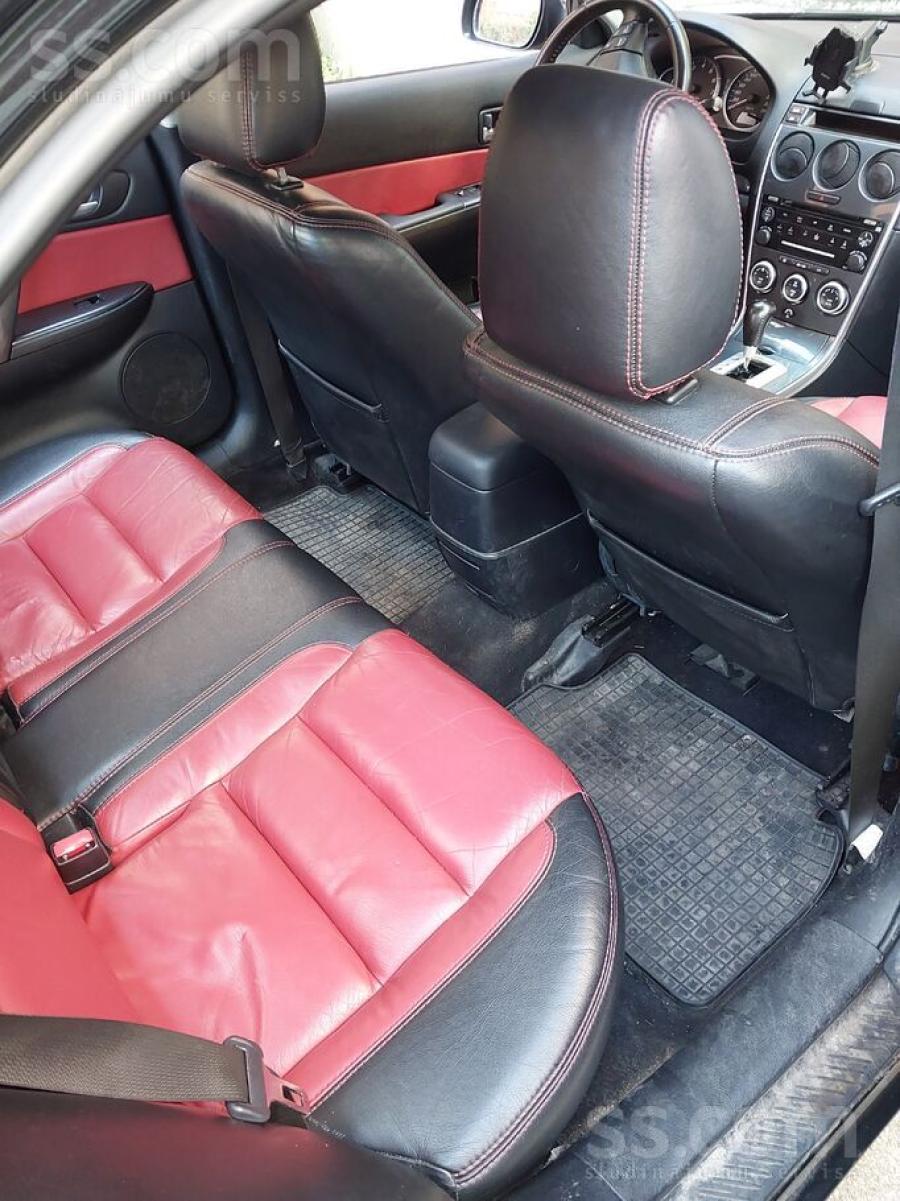 Red Mazda 6 2007 in Riga, with an engine capacity of 2.00 L and mileage of 231 thousand km for 3200 €, photo 10 on AUTOMOTO.COM.LV