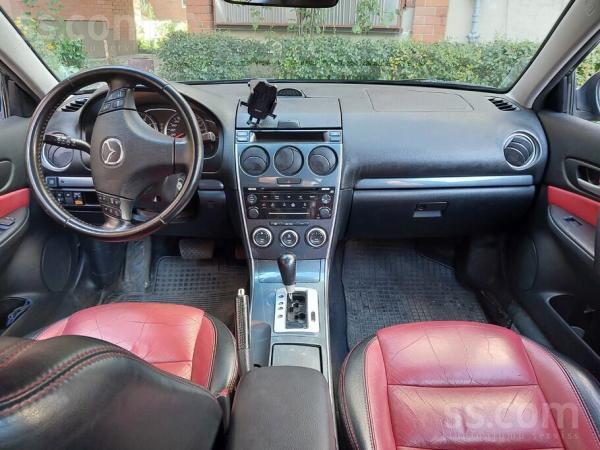 Red Mazda 6 2007 in Riga, with an engine capacity of 2.00 L and mileage of 231 thousand km for 3200 €, photo 8 on AUTOMOTO.COM.LV