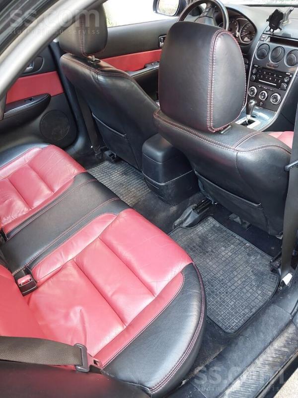 Red Mazda 6 2007 in Riga, with an engine capacity of 2.00 L and mileage of 231 thousand km for 3200 €, photo 10 on AUTOMOTO.COM.LV