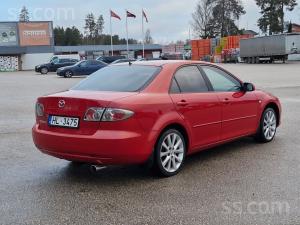Red Mazda 6 2008 in Valmiera, with an engine capacity of 2.30 L and mileage of 204 thousand km for 1700 €, photo 3 on AUTOMOTO.COM.LV