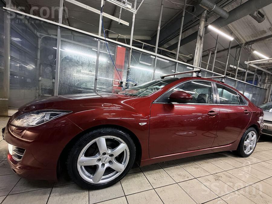Sarkans Mazda 6 2008 Rīga, ar dzinēja tilpumu 1.80 L un nobraukumu 189 tūkst. km par 2750 €, foto 25 vietnē AUTOMOTO.COM.LV