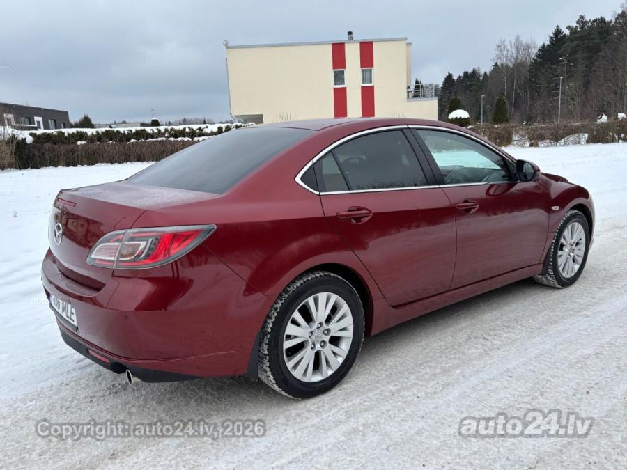 Sarkans Mazda 6 2008 Tallina, ar dzinēja tilpumu 2.00 L un nobraukumu 179 tūkst. km par 3990 €, foto 3 vietnē AUTOMOTO.COM.LV