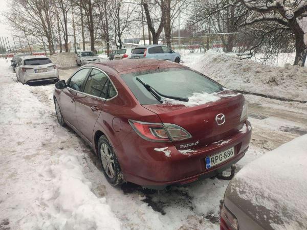 Sarkans Mazda 6 2008 Viļņa, ar dzinēja tilpumu 2.00 L un nobraukumu 343 tūkst. km par 2300 €, foto 4 vietnē AUTOMOTO.COM.LV
