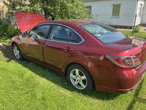 Sarkans Mazda 6 2008 Panevēža, ar dzinēja tilpumu 2.00 L un nobraukumu 195 tūkst. km par 600 €, foto 6 vietnē AUTOMOTO.COM.LV