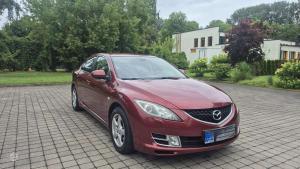 Red Mazda 6 2008 in Klaipeda, with an engine capacity of 1.80 L and mileage of 222 thousand km for 2295 €, photo  on AUTOMOTO.COM.LV