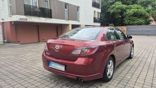 Red Mazda 6 2008 in Klaipeda, with an engine capacity of 1.80 L and mileage of 222 thousand km for 2295 €, photo 2 on AUTOMOTO.COM.LV