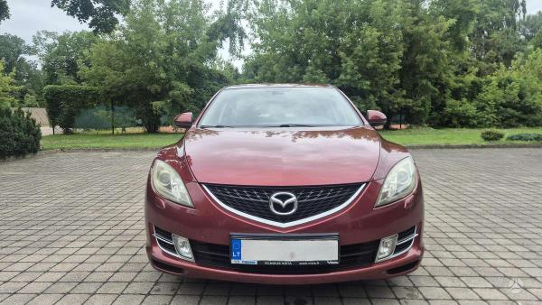 Red Mazda 6 2008 in Klaipeda, with an engine capacity of 1.80 L and mileage of 222 thousand km for 2295 €, photo 6 on AUTOMOTO.COM.LV