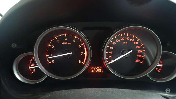 Red Mazda 6 2008 in Klaipeda, with an engine capacity of 1.80 L and mileage of 222 thousand km for 2295 €, photo 10 on AUTOMOTO.COM.LV