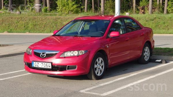 Sarkans Mazda 6 2008 Rīga, ar dzinēja tilpumu 2.00 L un nobraukumu 261 tūkst. km par 1290 €, foto 1 vietnē AUTOMOTO.COM.LV