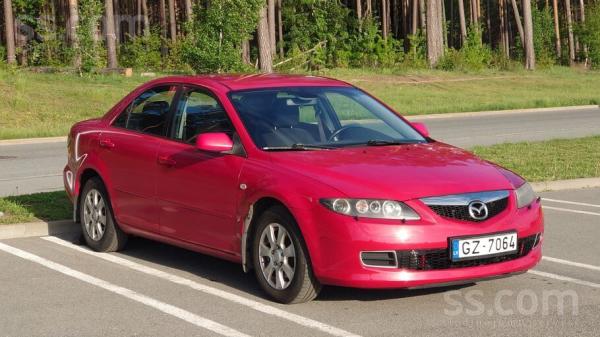 Sarkans Mazda 6 2008 Rīga, ar dzinēja tilpumu 2.00 L un nobraukumu 261 tūkst. km par 1290 €, foto 3 vietnē AUTOMOTO.COM.LV