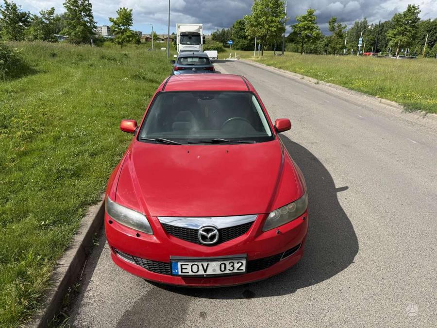 Красный Мазда 6 2008 в Вильнюс, объемом двигателя 1.80 л и пробегом 248 тыс. км за 450 €, фото 1 на AUTOMOTO.COM.LV