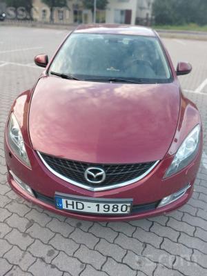 Red Mazda 6 2008 in Riga, with an engine capacity of 2.00 L and mileage of 377 thousand km for 1099 €, photo  on AUTOMOTO.COM.LV