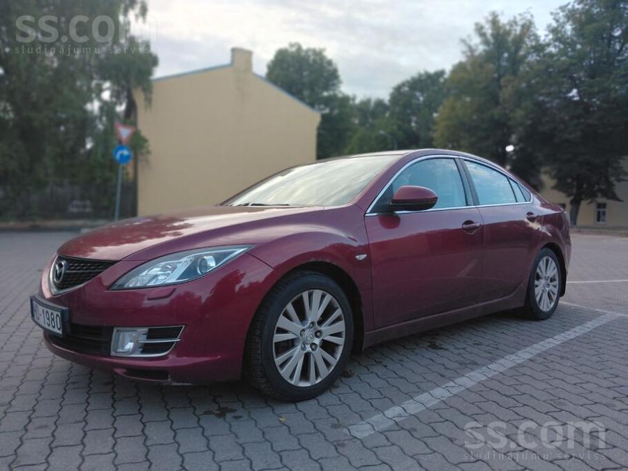 Red Mazda 6 2008 in Riga, with an engine capacity of 2.00 L and mileage of 377 thousand km for 1099 €, photo 4 on AUTOMOTO.COM.LV