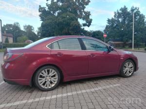Red Mazda 6 2008 in Riga, with an engine capacity of 2.00 L and mileage of 377 thousand km for 1099 €, photo 8 on AUTOMOTO.COM.LV