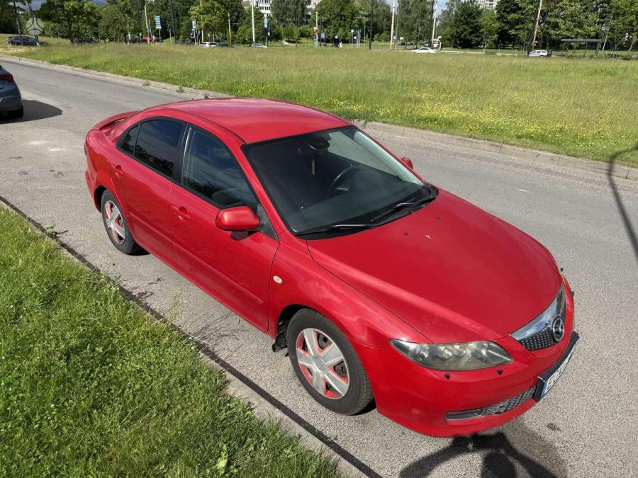 Red Mazda 6 2008 in Vilnius, with an engine capacity of 1.80 L and mileage of 248 thousand km for 450 €, photo 3 on AUTOMOTO.COM.LV
