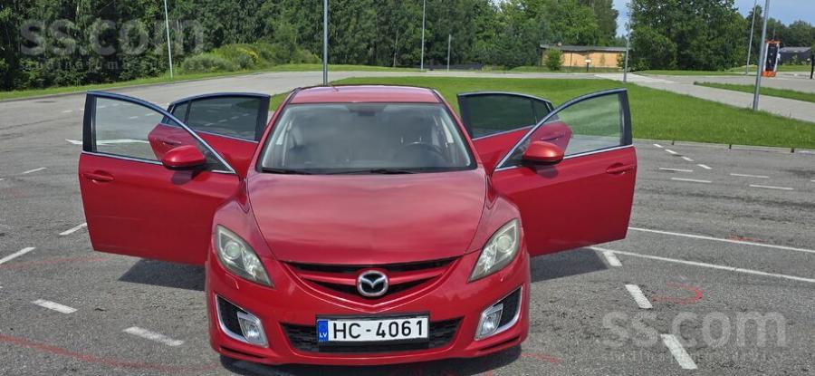Sarkans Mazda 6 2008 Cēsis, ar dzinēja tilpumu 2.50 L un nobraukumu 255 tūkst. km par 2500 €, foto 1 vietnē AUTOMOTO.COM.LV