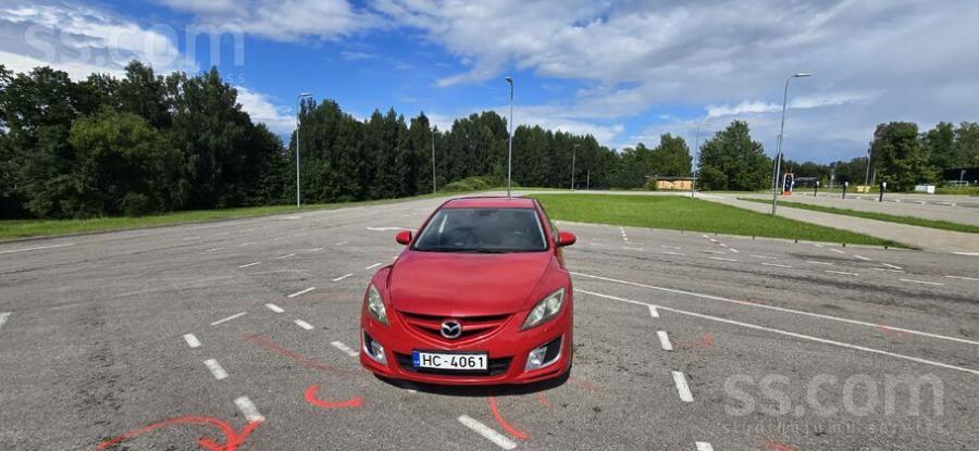 Sarkans Mazda 6 2008 Cēsis, ar dzinēja tilpumu 2.50 L un nobraukumu 255 tūkst. km par 2500 €, foto 4 vietnē AUTOMOTO.COM.LV