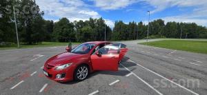 Sarkans Mazda 6 2008 Cēsis, ar dzinēja tilpumu 2.50 L un nobraukumu 255 tūkst. km par 2500 €, foto 5 vietnē AUTOMOTO.COM.LV