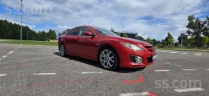 Sarkans Mazda 6 2008 Cēsis, ar dzinēja tilpumu 2.50 L un nobraukumu 255 tūkst. km par 2500 €, foto 6 vietnē AUTOMOTO.COM.LV