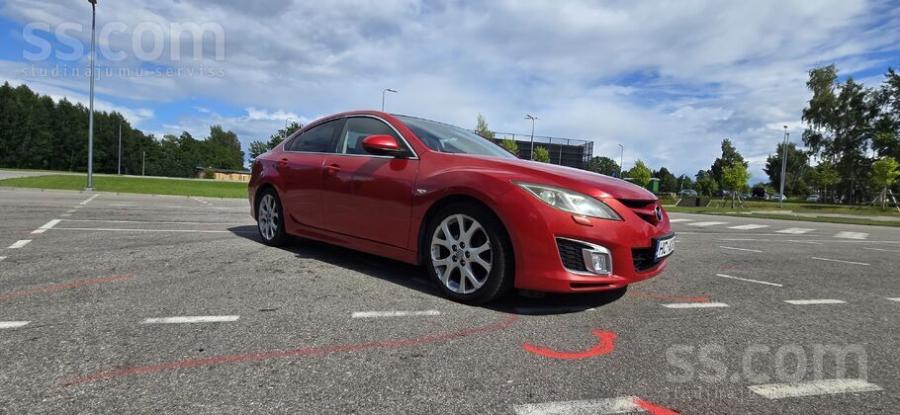 Sarkans Mazda 6 2008 Cēsis, ar dzinēja tilpumu 2.50 L un nobraukumu 255 tūkst. km par 2500 €, foto 6 vietnē AUTOMOTO.COM.LV