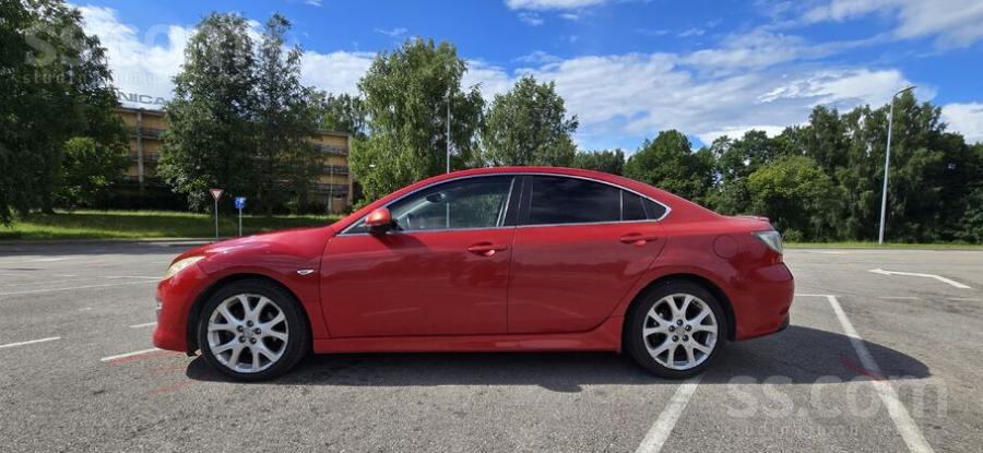 Sarkans Mazda 6 2008 Cēsis, ar dzinēja tilpumu 2.50 L un nobraukumu 255 tūkst. km par 2500 €, foto 13 vietnē AUTOMOTO.COM.LV