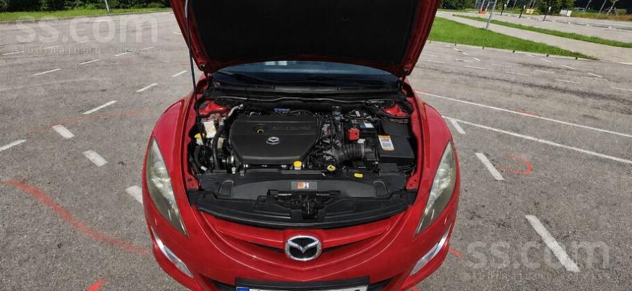 Sarkans Mazda 6 2008 Cēsis, ar dzinēja tilpumu 2.50 L un nobraukumu 255 tūkst. km par 2500 €, foto 14 vietnē AUTOMOTO.COM.LV