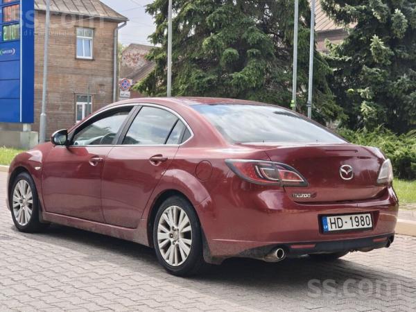 Sarkans Mazda 6 2008 Rīga, ar dzinēja tilpumu 2.00 L un nobraukumu 0 tūkst. km par 1700 €, foto 3 vietnē AUTOMOTO.COM.LV