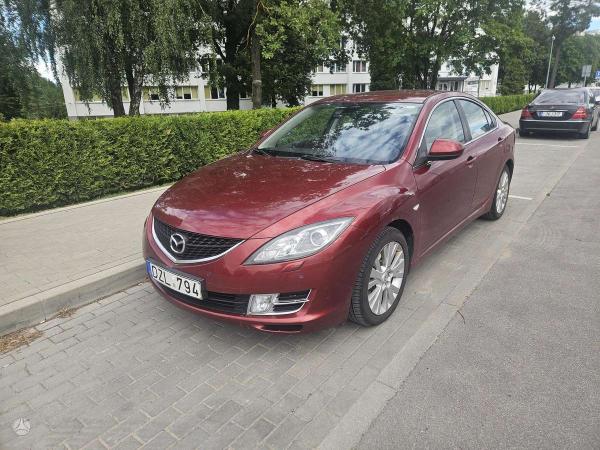 Sarkans Mazda 6 2008 Kauņa, ar dzinēja tilpumu 2.00 L un nobraukumu 246 tūkst. km par 3800 €, foto 1 vietnē AUTOMOTO.COM.LV