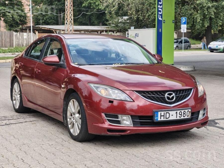Красный Мазда 6 2008 в Рига, объемом двигателя 2.00 л и пробегом 370 тыс. км за 1650 €, фото 1 на AUTOMOTO.COM.LV